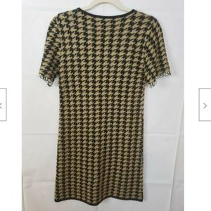 Sweewe | Dresses | Sweewe Herringbone Bling Pearl Trim Sweater Dress ...